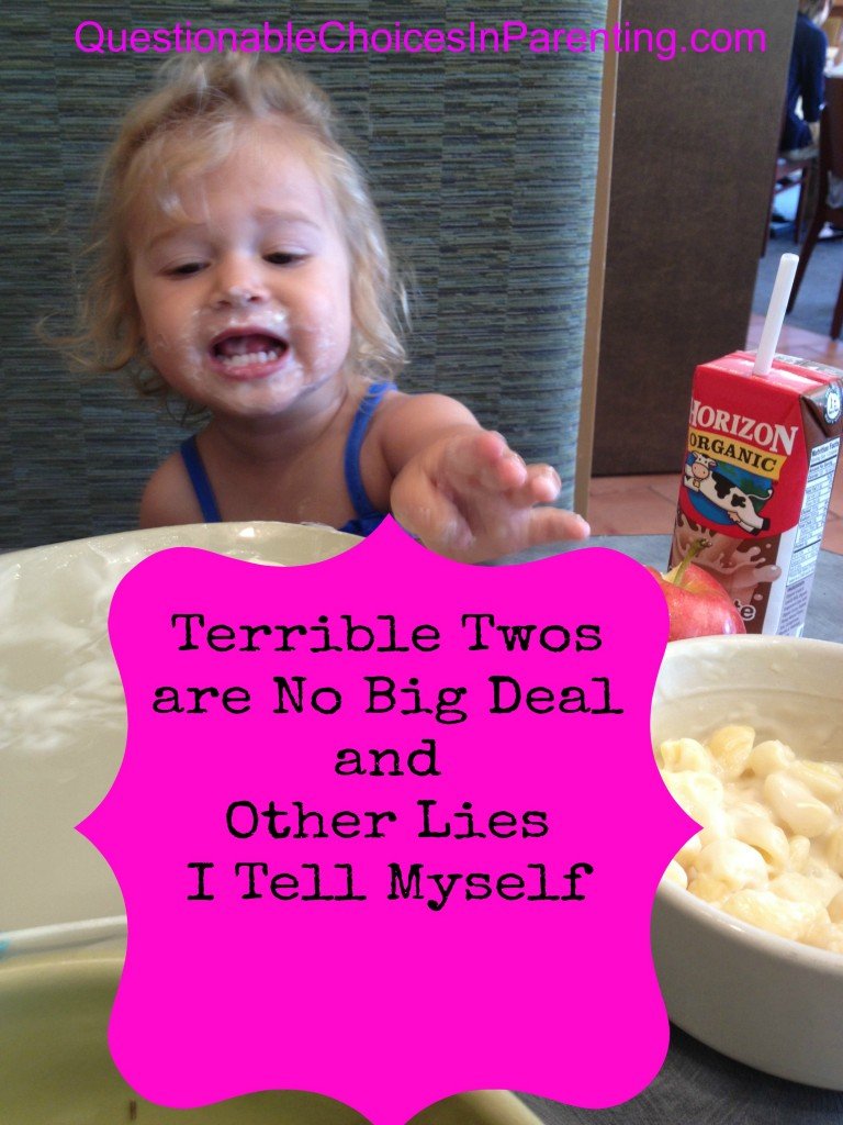 Terrible Twos are No Big Deal and Other Lies I Tell Myself